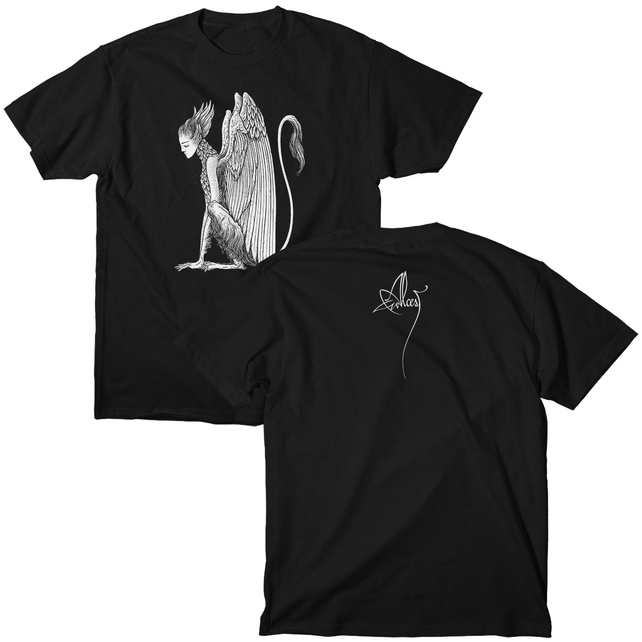 Alcest "Spiritual Instinct Back Logo" Shirt : Alcest Official Merch