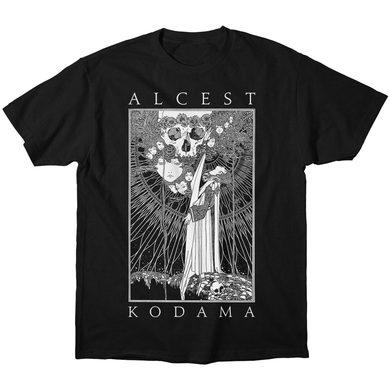 Alcest "Faces Skull" Shirt : Alcest Official Merch